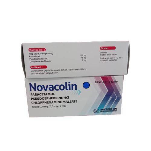 Jual NOVACOLIN TABLET PER BOX ISI 10 STRIP (NOVAPHARIN) - Kab ...