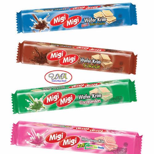 Jual Wafer Krim Migi Migi 11g x 10 bks - Cokelat - Kota Medan ...