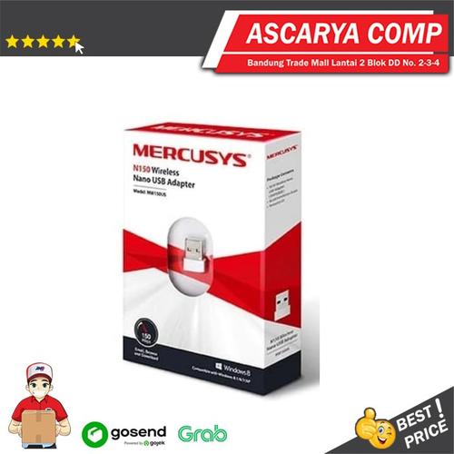Jual MERCUSYS MW150US Nano USB Wireless Adapter 150 Mbps - Kota Bandung ...