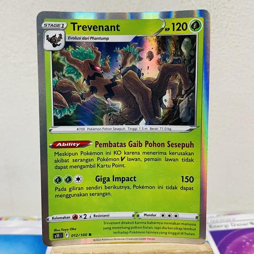 Jual Trevenant foil s11 Kartu Pokemon Indonesia TCG card - Kota ...