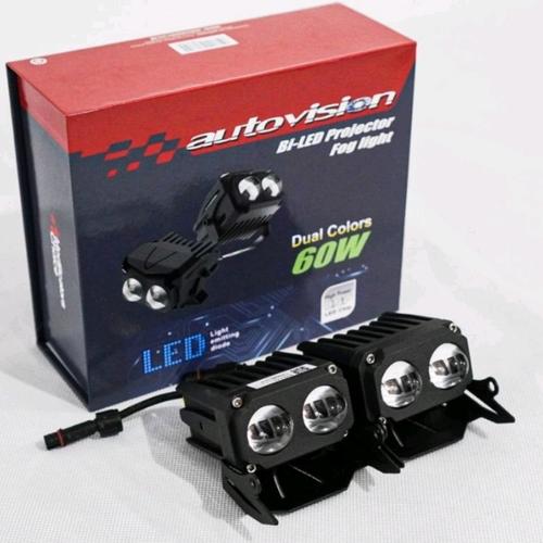 Jual Lampu Laser Sorot Mobil Autovision Bi-LED Projector Fog Light ...