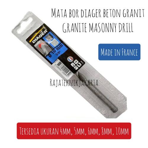 Jual Matabor Diager Beton Granit 10 mm - Granite Masonry Drill FRANCE ...