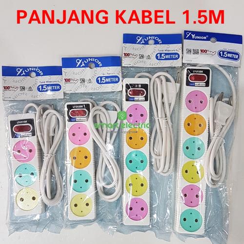 Jual Yunior Stop Kontak Cok Sambung Saklar Terminal Colokan Listrik ...