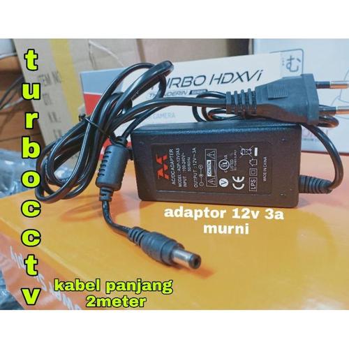 Jual Adaptor 12V 3A REAL MURNI BAGUS UNTUK DVR CCTV RED STRIP - Kab ...