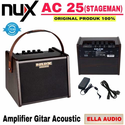 Jual Nux Ampli Gitar Akustik AC25 Stageman amplifier 25"Watt Original ...