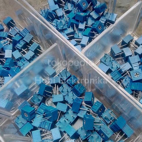 Jual Variabel Resistor Trimpot Single Turn 3362 presisi serba guna - 5K ...