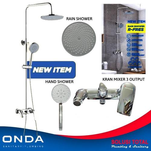 Jual Rain Shower Full Set Mixer R FRES Onda Brass Bar Tiang Shower R-FRES - Jakarta Selatan ...