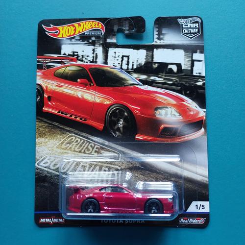 Jual Hot Wheels Premium Car Culture Boulevard Cruise Toyota Supra Merah ...