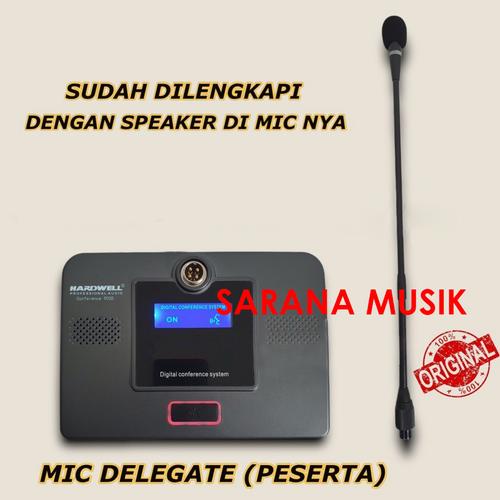 Jual Mic Meja Hardwell CCS 900D Hardwell CCS 900 D CCS900 Delegate Original - Jakarta Barat ...