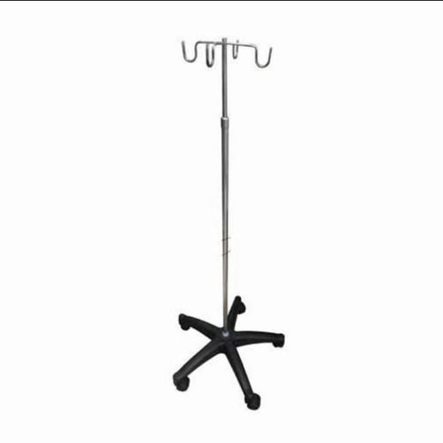 Jual KM - INFUSION STAND STAINLESS 5 KAKI PLASTIK TIANG INFUS STAINLESS ...