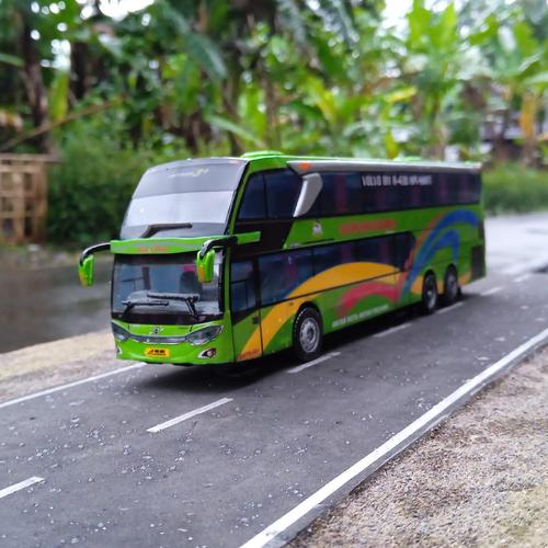 Jual GUNUNG HARTA body Jb3 Double decker Miniatur bus scale 64 - Kab ...