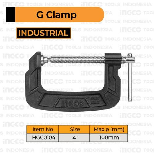 Jual INGCO Klem C/G Clamp 4 inch HGC0104 Press Jepit Kayu Besi - Kota ...