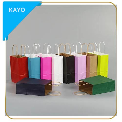 Promo PAPER BAG WARNA Kantong karton polos, kantong kotak souvenir KAYO ...