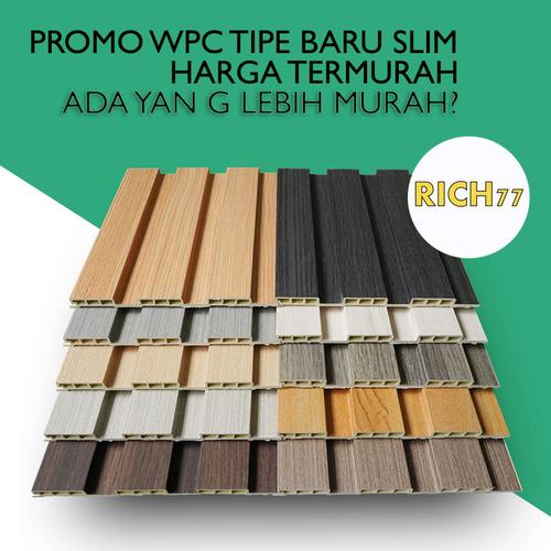 Jual PROMO WALL PANEL 3M WPC NEW STYLE MODEL SLIM ELEGAN 3M - AZ-01 ...