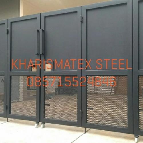 Jual pagar lipat, railing tangga, railing balkon dan tangga rebah ...