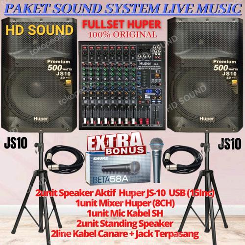 Jual Paket Sound System Outdoor Cafe Fullset Huper 15inch Original (PRO ...