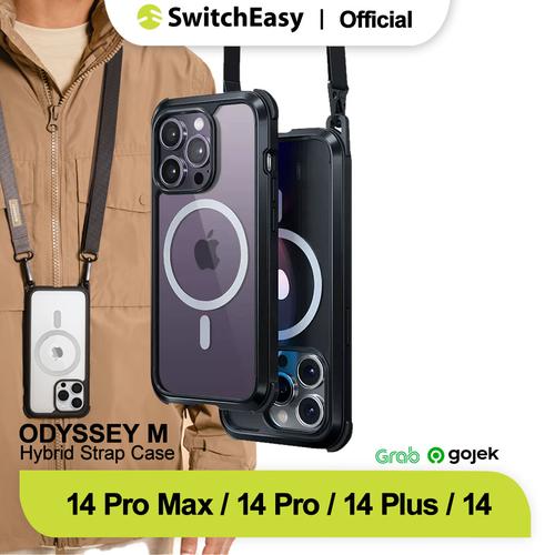 Jual Case iPhone 14 Pro Max Plus SwitchEasy Odyssey Plus Magsafe Tali Strap - Mystery Black ...