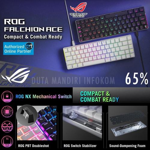 Promo ASUS ROG Falchion Ace - 65% RGB Compact Gaming Mechanical ...
