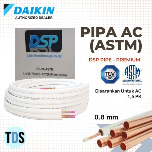Jual PIPA AC Daikin DSP 1/4 x 1/2 (AC 1,5 PK) - Jakarta Barat - TDS AC ...