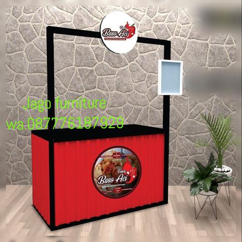 Jual gerobak bakso mie ayam / booth bakso aci / booth sate taichan ...