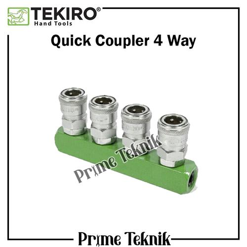 Jual Quick Coupler Cabang 4 TEKIRO 4 Way Nepel Selang Angin - Kota ...