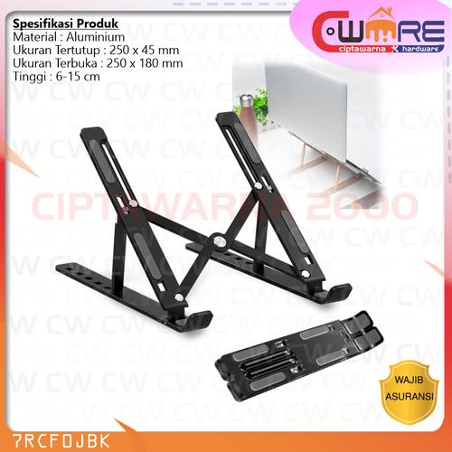 Jual Alas dudukan Laptop Stand Holder Aluminium Foldable Adjustable ...