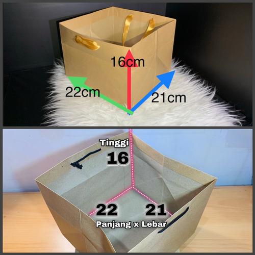 Jual paper bag kotak nasi box - paperbag tumpeng kue cake/ HARGA PER ...