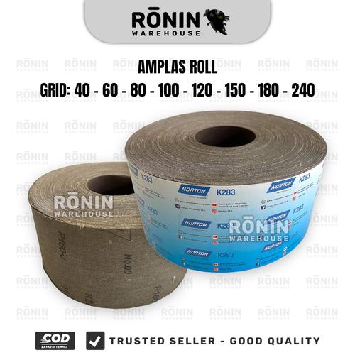 Jual NORTON Amplas Roll Rol Grid 40 60 80 100 120 150 180 240 - 180 ...