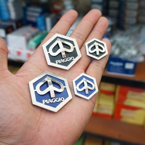 Jual Emblem Logo Chung Timbul untuk Hidung & Stang Vespa Klasik - Hitam ...
