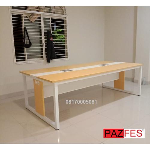 Jual Meja kantor meeting besar minimalis kaki besi PFM 2412 - PFM 2412 ...
