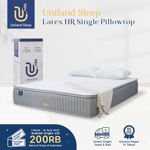 Promo Kasur Pocket Spring Bed Latex HR Single Pillowtop 30cm Uniland ...