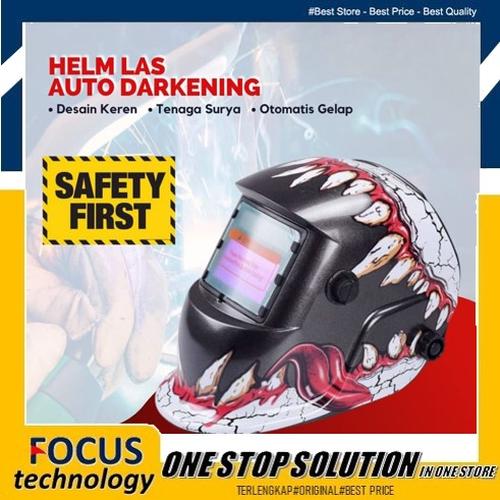 Jual Helm Las Gelap Otomatis Anti Silau Kacamata Topeng Las Auto Dark ...