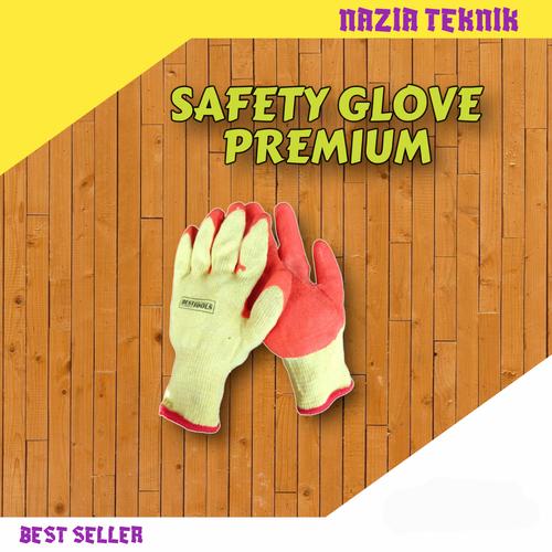 Jual sarung tangan proyek / safety lapis karet latex tebal pelindung tangan - Jakarta Utara ...