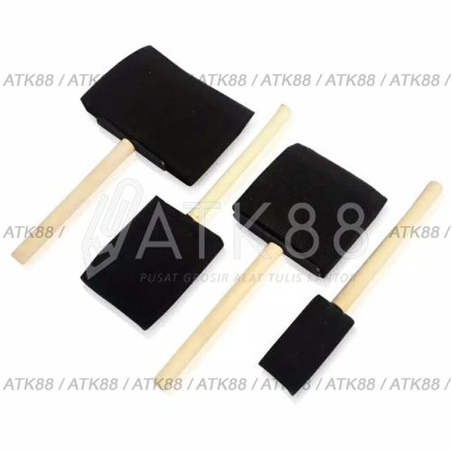 Jual V-Tec Spons Kotak Hitam VT-906 isi 4 pcs / Foam Brush Busa Kuas ...