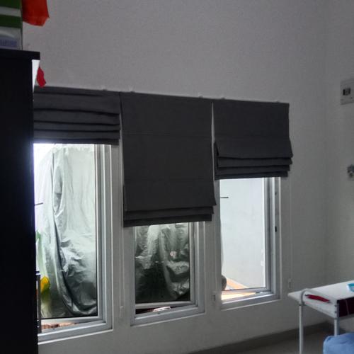 Jual romanshade gorden lipat tarik 85%blcakaut - Kota Depok - interiorgorden& wallfaper | Tokopedia