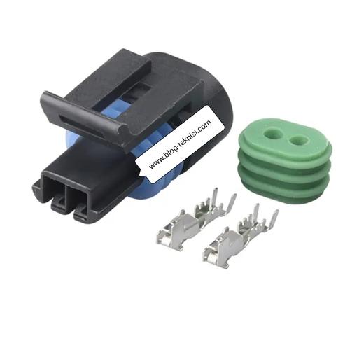 Jual Delphi 2 Way Female Metri-Pack 150 Series Sensor Connector ...
