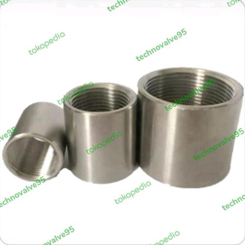 Jual PIPA SOCKET / SAMBUNGAN PIPA DRAT DALAM SS 304 1/8" - 2-1/2" - 1/4 ...