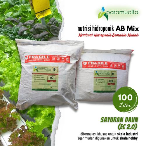 Jual AB Mix Sayur Daun 100 Liter | PARAMUDITA NUTRIENT Nutrisi ...
