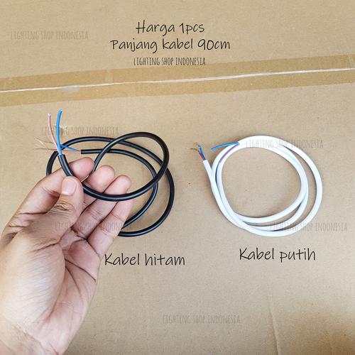 Jual kabel 90cm minimalis 1pcs panjang 90cm untuk lampu gantung hitam ...