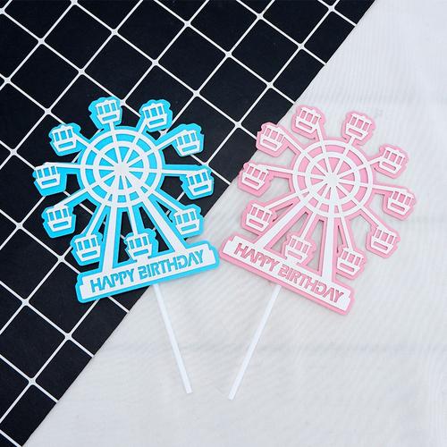 Jual CMK02 Cake Topper Kincir Angin Bianglala Windmill Dekorasi Kue ...