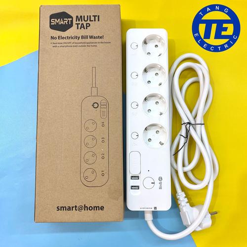 Jual Stop kontak 4 lubang Smart Extension power strip + 2 USB / colokan - Jakarta Barat - Tang ...