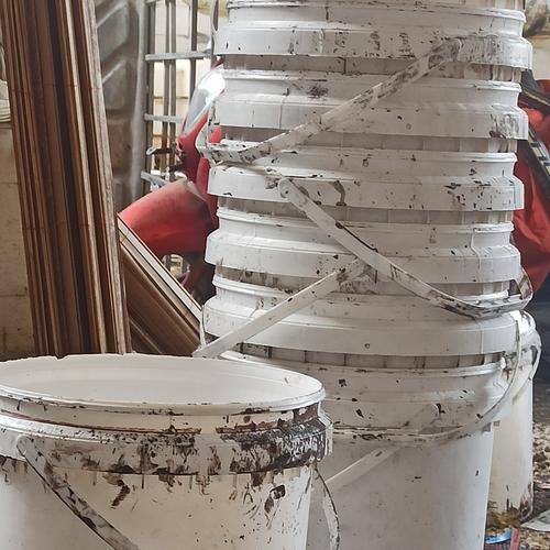 Jual tanpa tutup ember bekas cat/ember plastik/ember air pail/ember ...