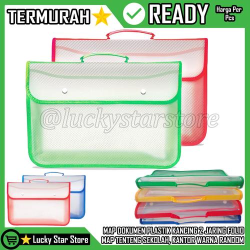 Jual Map Tenteng Sekolah Kantor Kuliah Map Plastik Pelastik Jaring ...