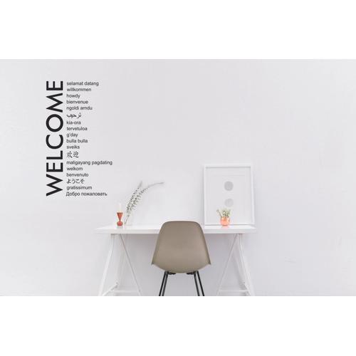 Jual Cutting Sticker Quote Welcome Stiker Multi Bahasa Selamat Datang ...