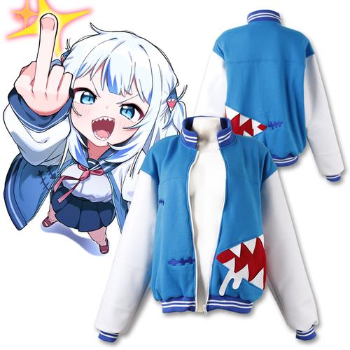 Jual Gawr Gura Varsity Jacket - S - Kota Yogyakarta - ganbate | Tokopedia