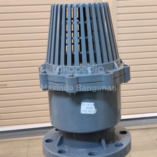 Jual Foot Valve PVC 3" Inch Flange JIS 10K / Swing Foot valve PVC JIS ...