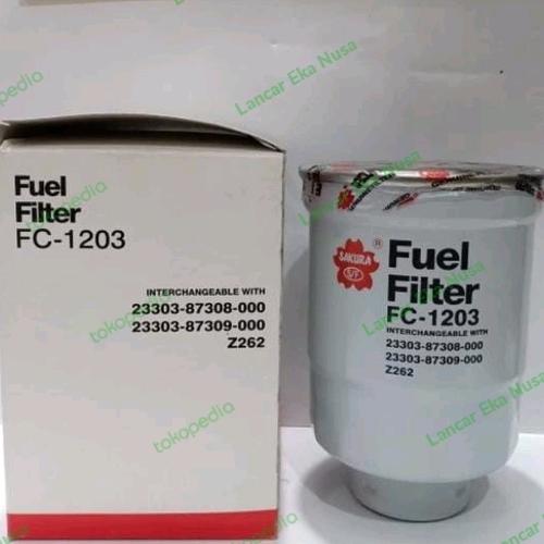 Jual FUEL FILTER SAKURA FC1203 / FC-1203 / FC 1203 / 23303-87308-000 ...