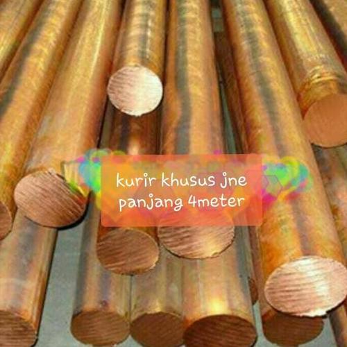 Jual grounding rod 5/8" tembaga original/grounding rod penangkal petir ...