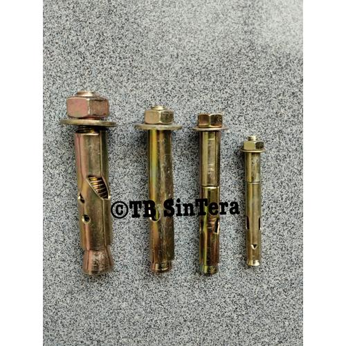 Jual Baut Ramset Dynabolt 8 10 12 16 | Baut Beton Dinabolt - 10mm, 5cm ...