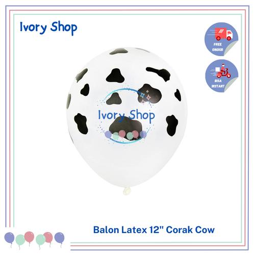 Jual Balon Latex 12 inch corak safari motif kulit hewan / zoo / animal ...